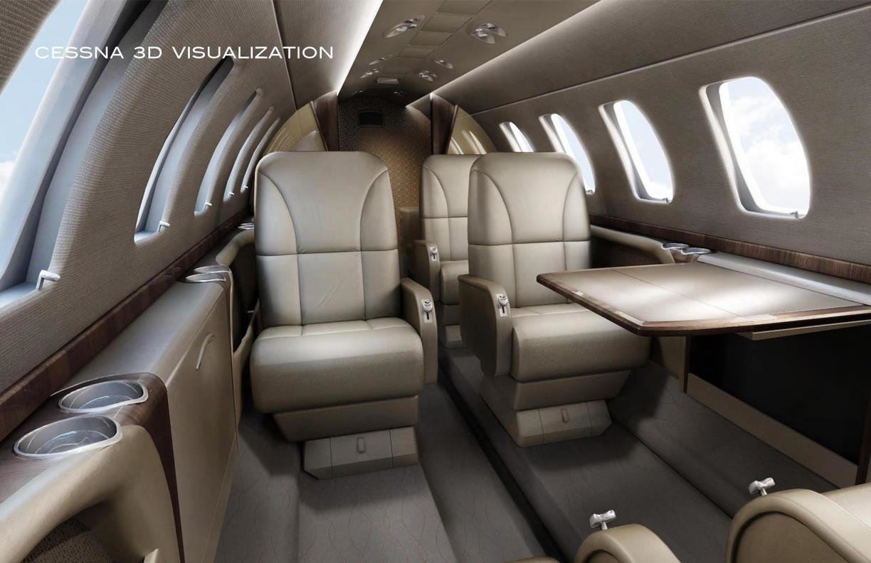 Cessna Citation Jet Interior Project by Carey Lyn at Coroflot.com