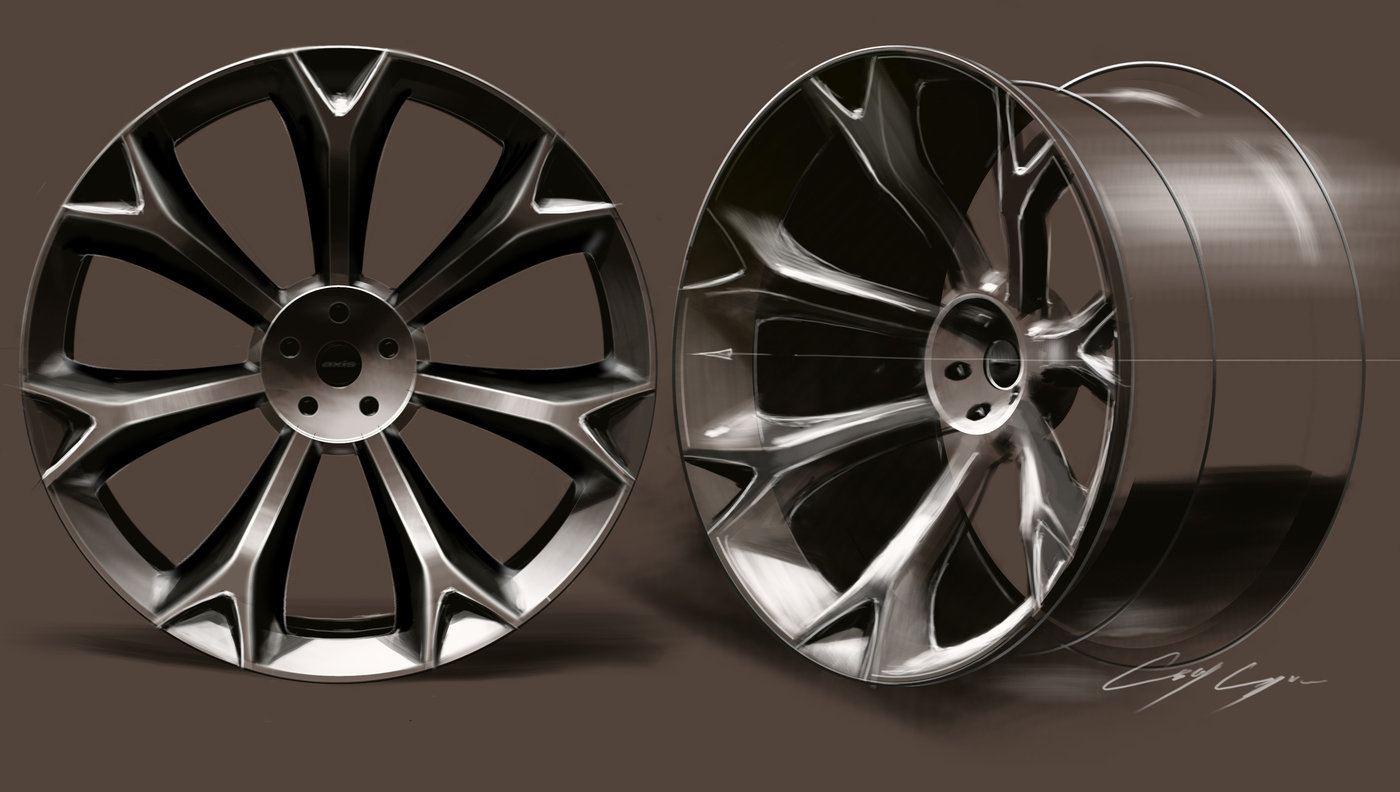 Axis Wheels by Carey Lyn at Coroflot.com