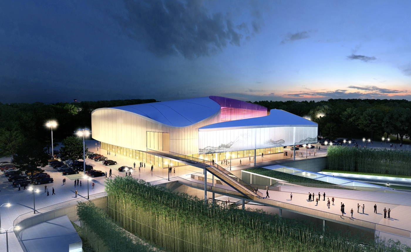 Conception of Annex Conference Hall for Wuhan Stadium, Wuhan, Hubei ...