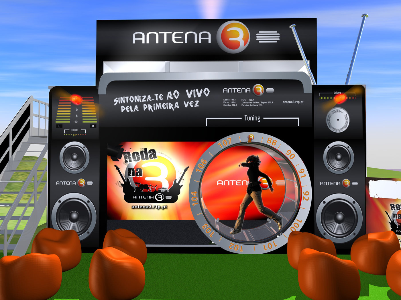 Music Festival-Radio Station stand by Pedro Alves at Coroflot.com