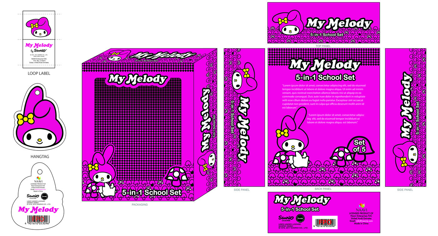 Sanrio Packaging by Heather Lee Allen at Coroflot.com