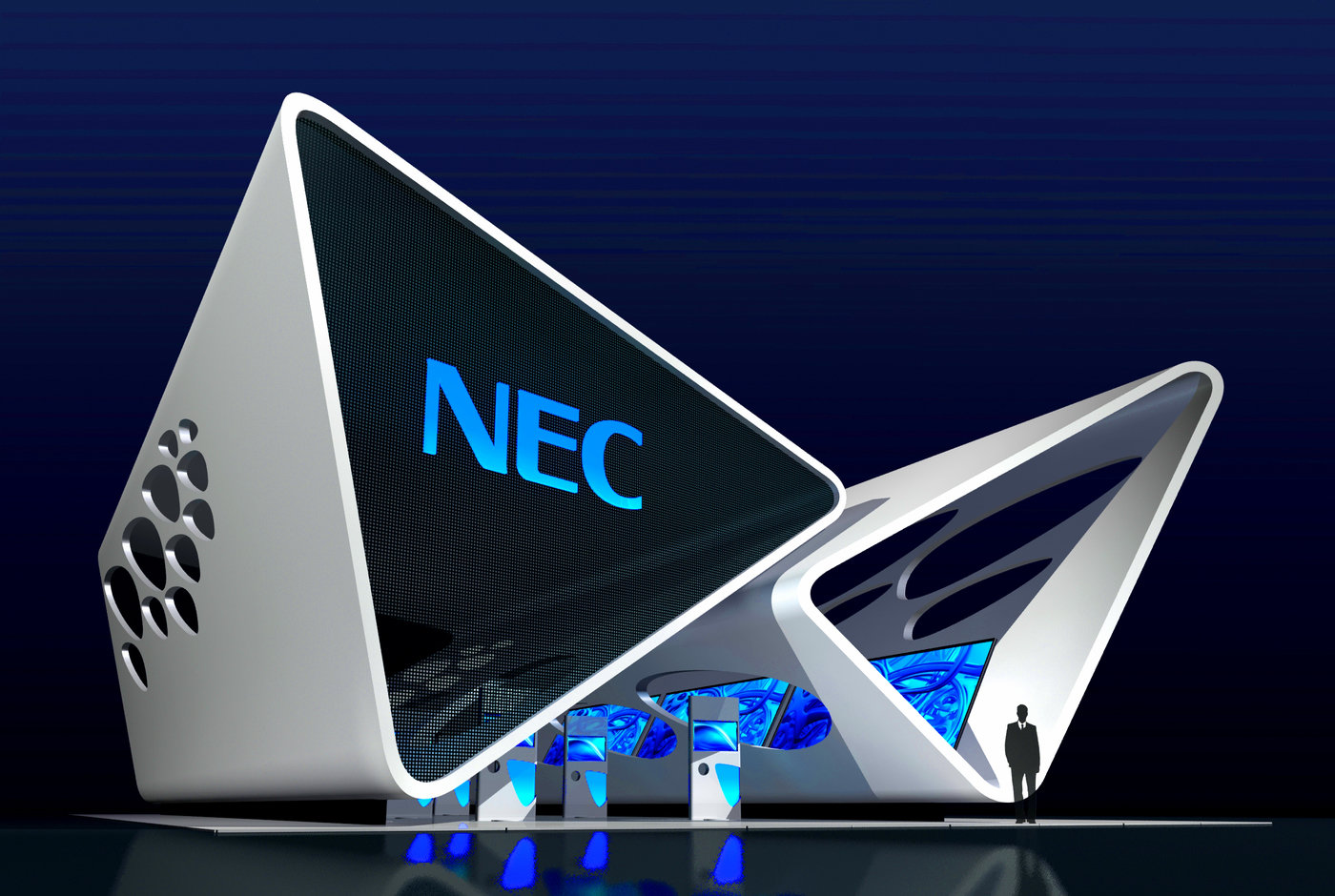 NEC Exhibit Design Concept by Dmitry Azrikan, PhD at Coroflot.com
