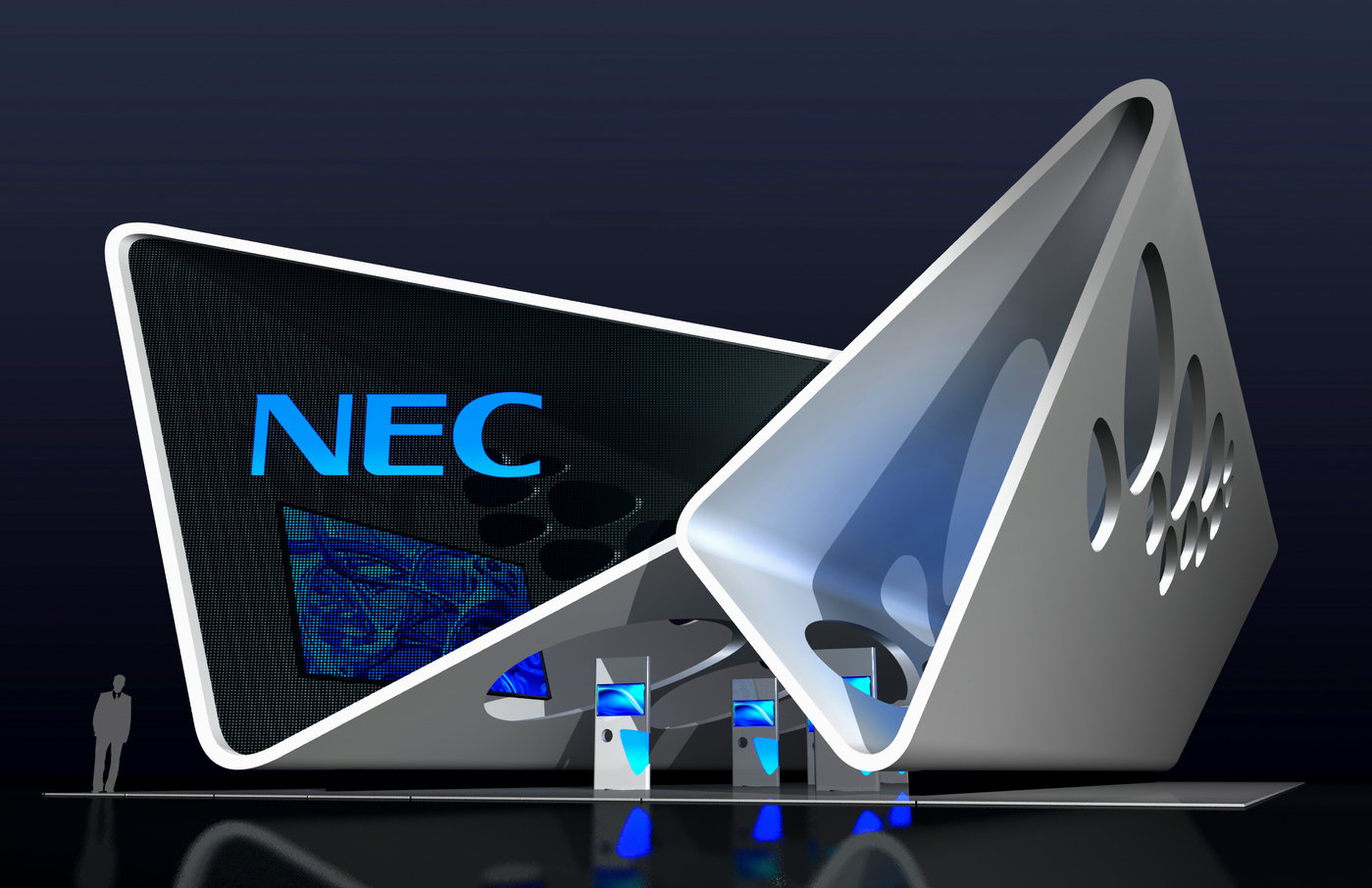 NEC Exhibit Design Concept by Dmitry Azrikan, PhD at Coroflot.com