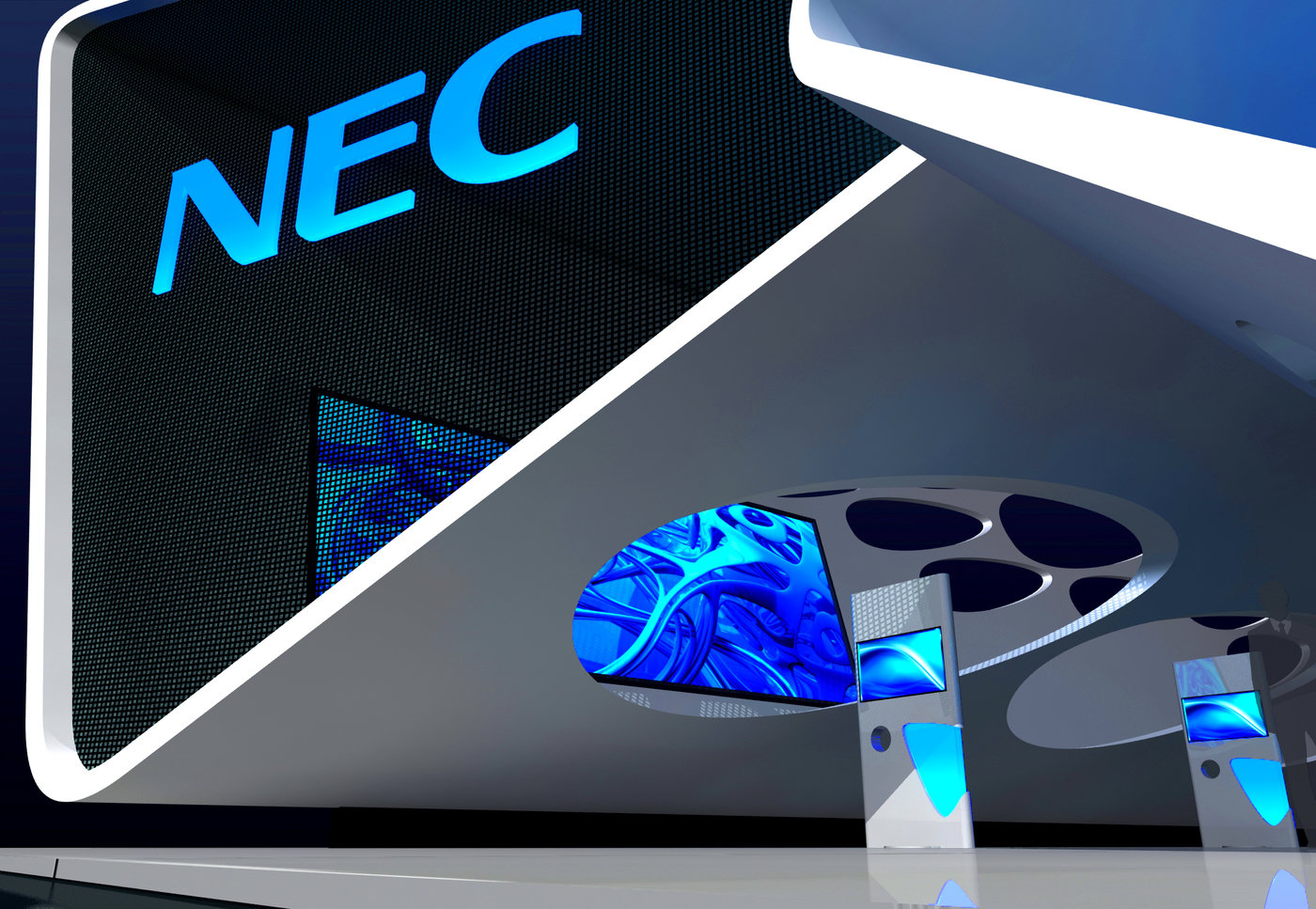 NEC Exhibit Design Concept by Dmitry Azrikan, PhD at Coroflot.com