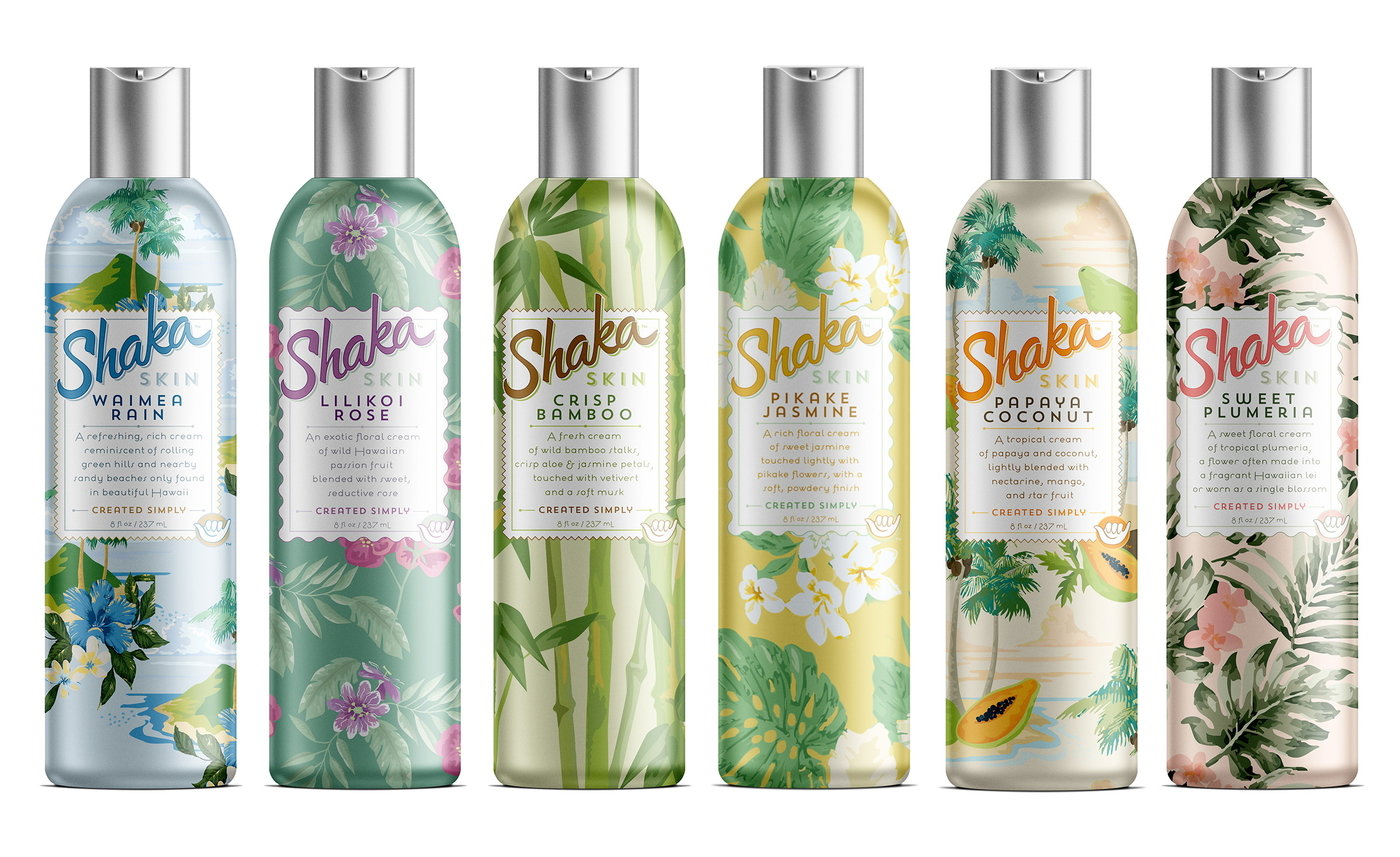 Shaka skincare packaging by Diane Benjamin at Coroflot.com