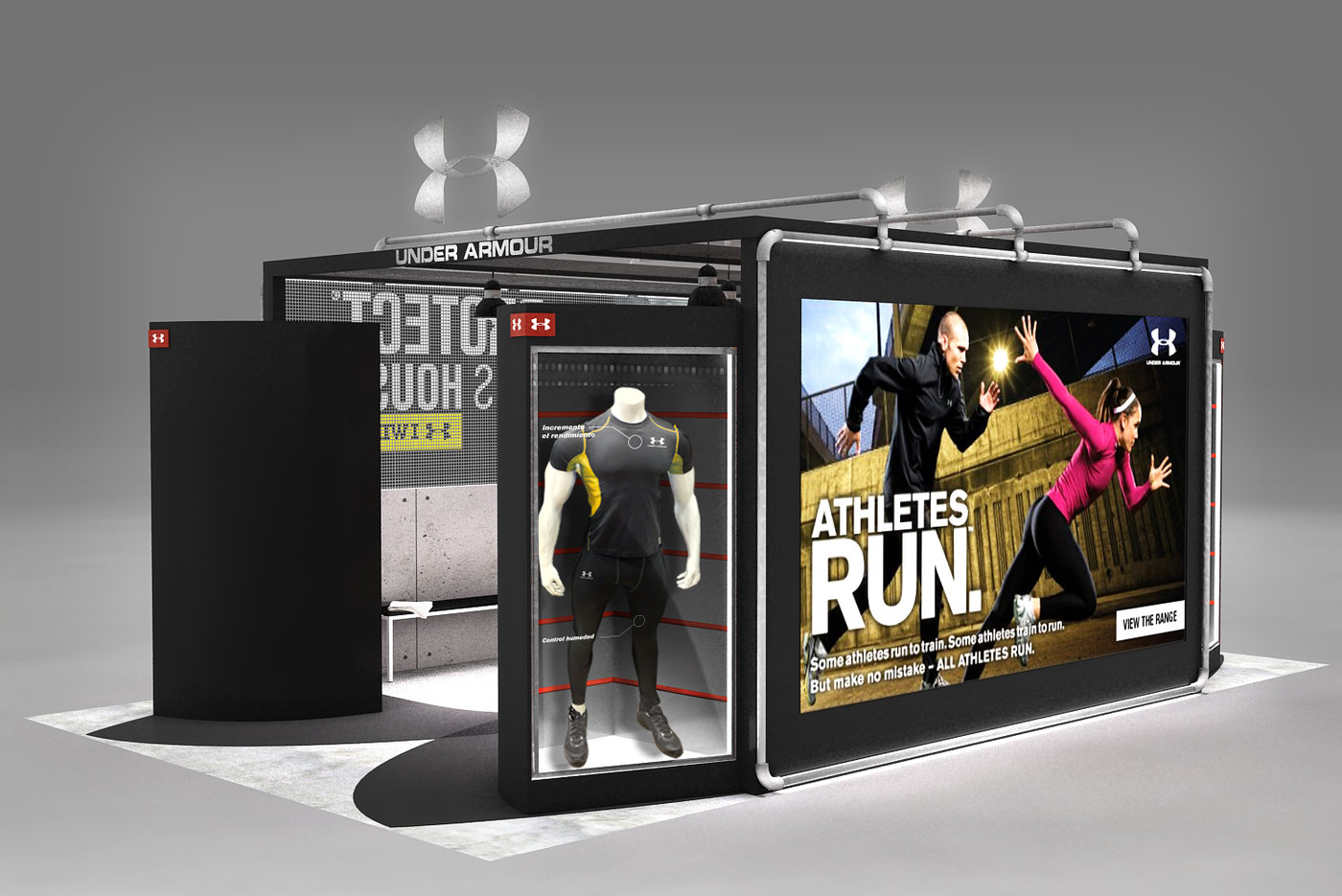 Under Armour Experience Booth by Nelson Ayala at Coroflot.com