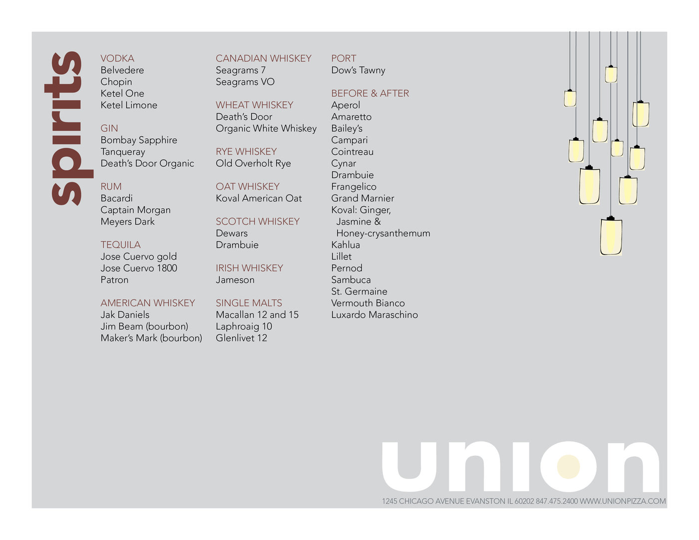 menu design by kris koenig-morel at Coroflot.com