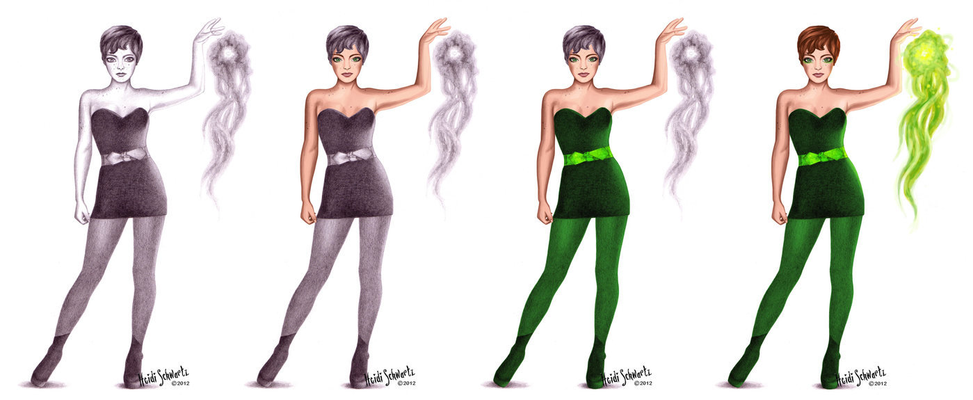 Tinkerbell Digital Character Development by Heidi Schwartz at Coroflot.com