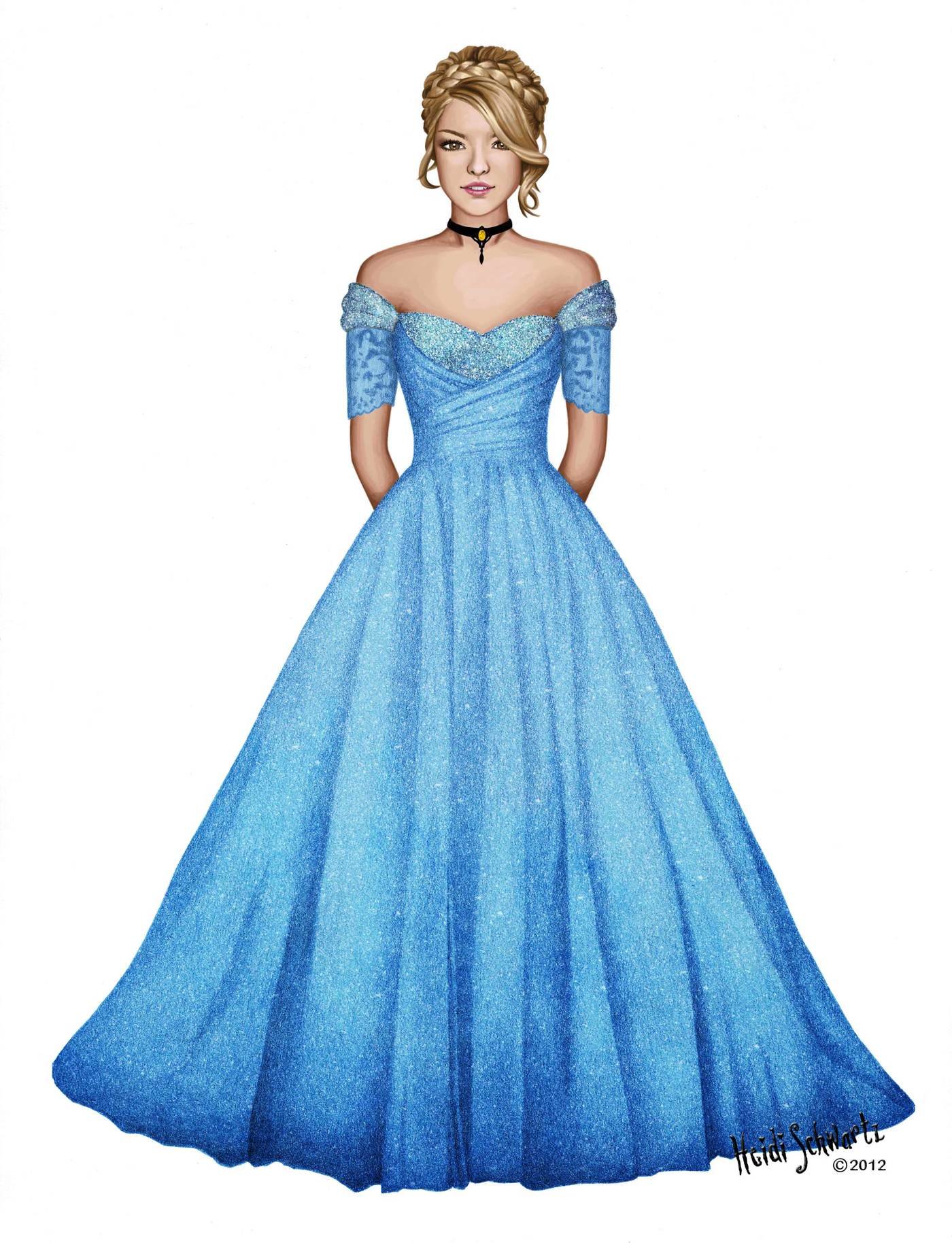 Cinderella Digital Character Development by Heidi Schwartz at Coroflot.com