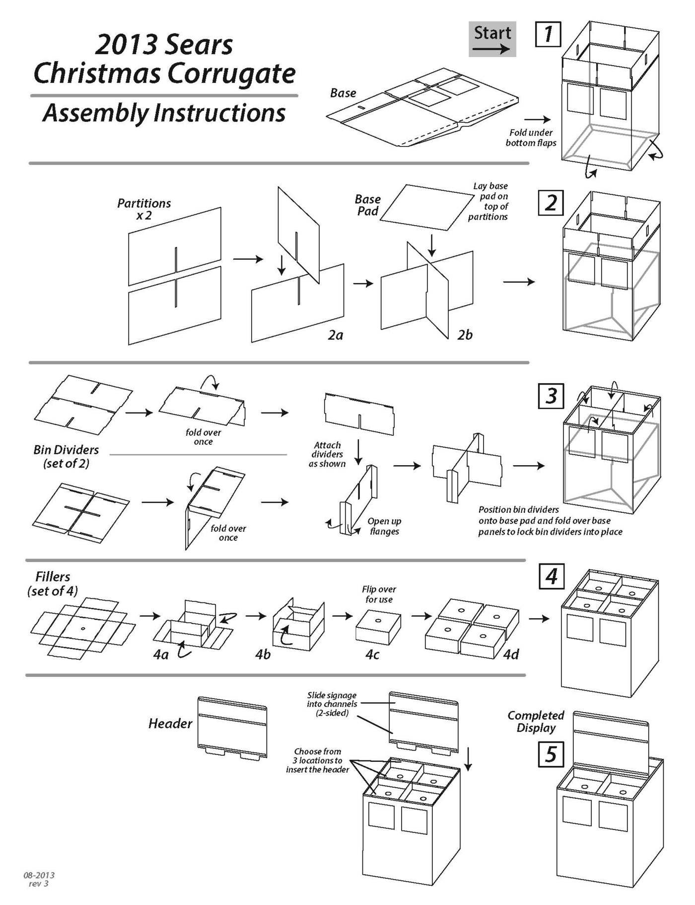 POP Display Retail Instruction Sheets by Steve Rowe at Coroflot.com