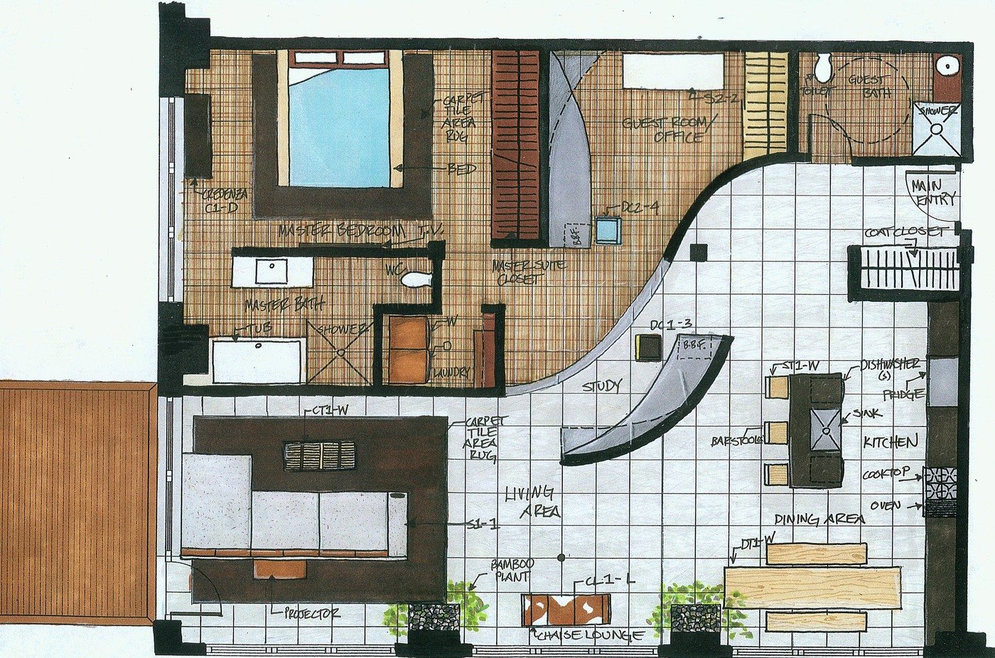 Interior Design One Project by Matthew Hudson at Coroflot.com