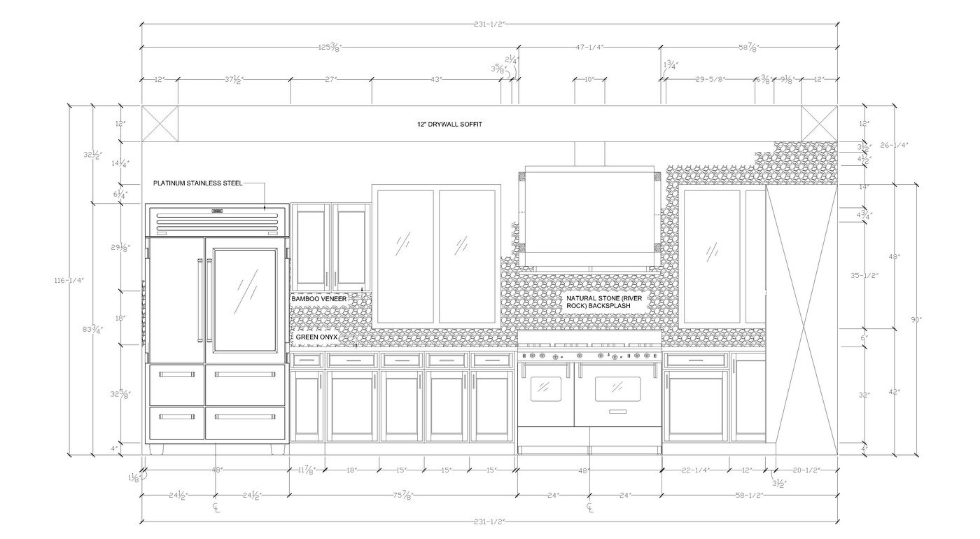 Lambert Residence Kitchen Design by Matthew Hudson at Coroflot.com