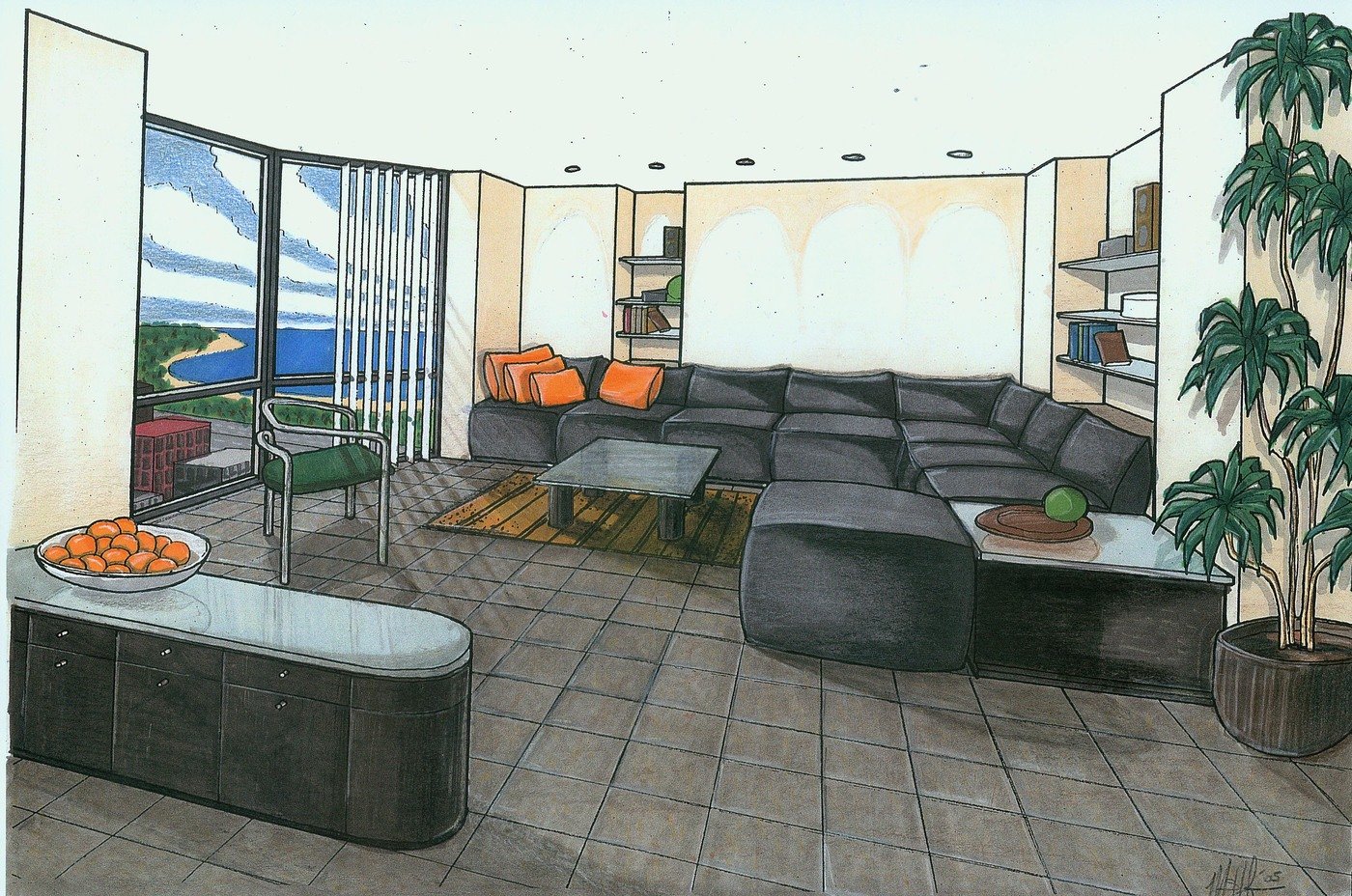 Hand Renderings by Matthew Hudson at Coroflot.com