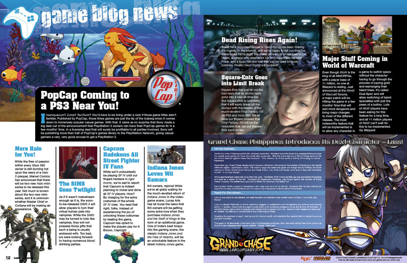 GAME Magazine New Inside Pages by Patrick Milan at Coroflot.com