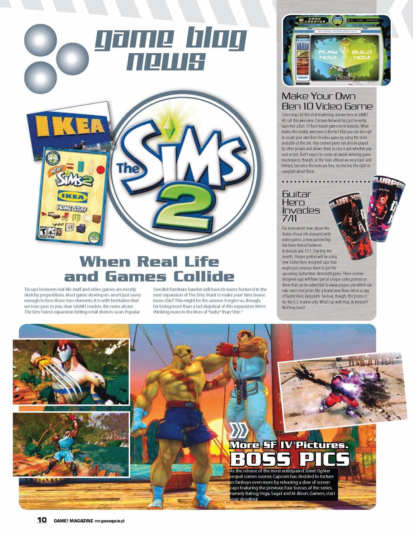 GAME Magazine Inside Pages by Patrick Milan at Coroflot.com