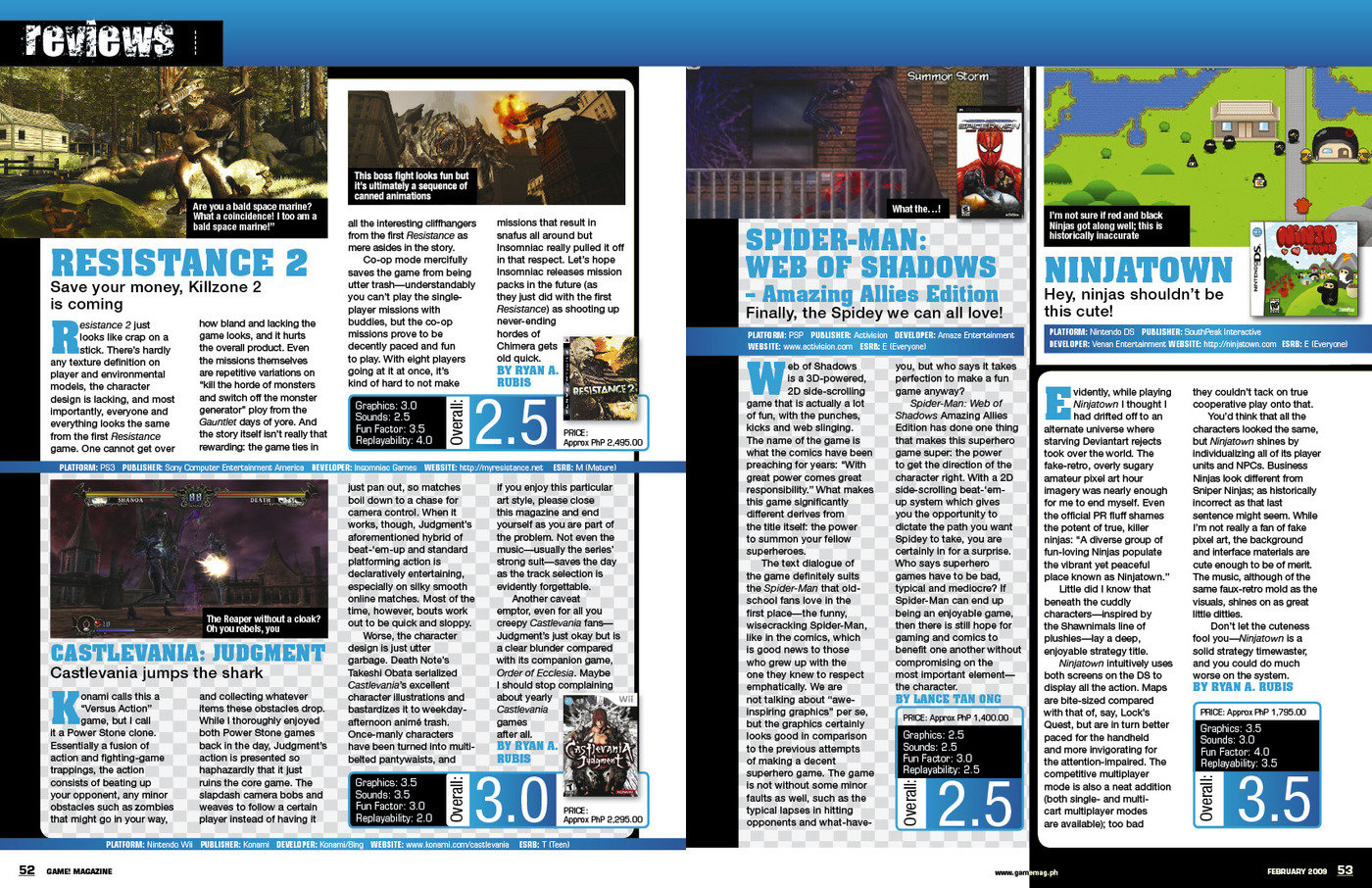 GAME Magazine New Inside Pages by Patrick Milan at Coroflot.com