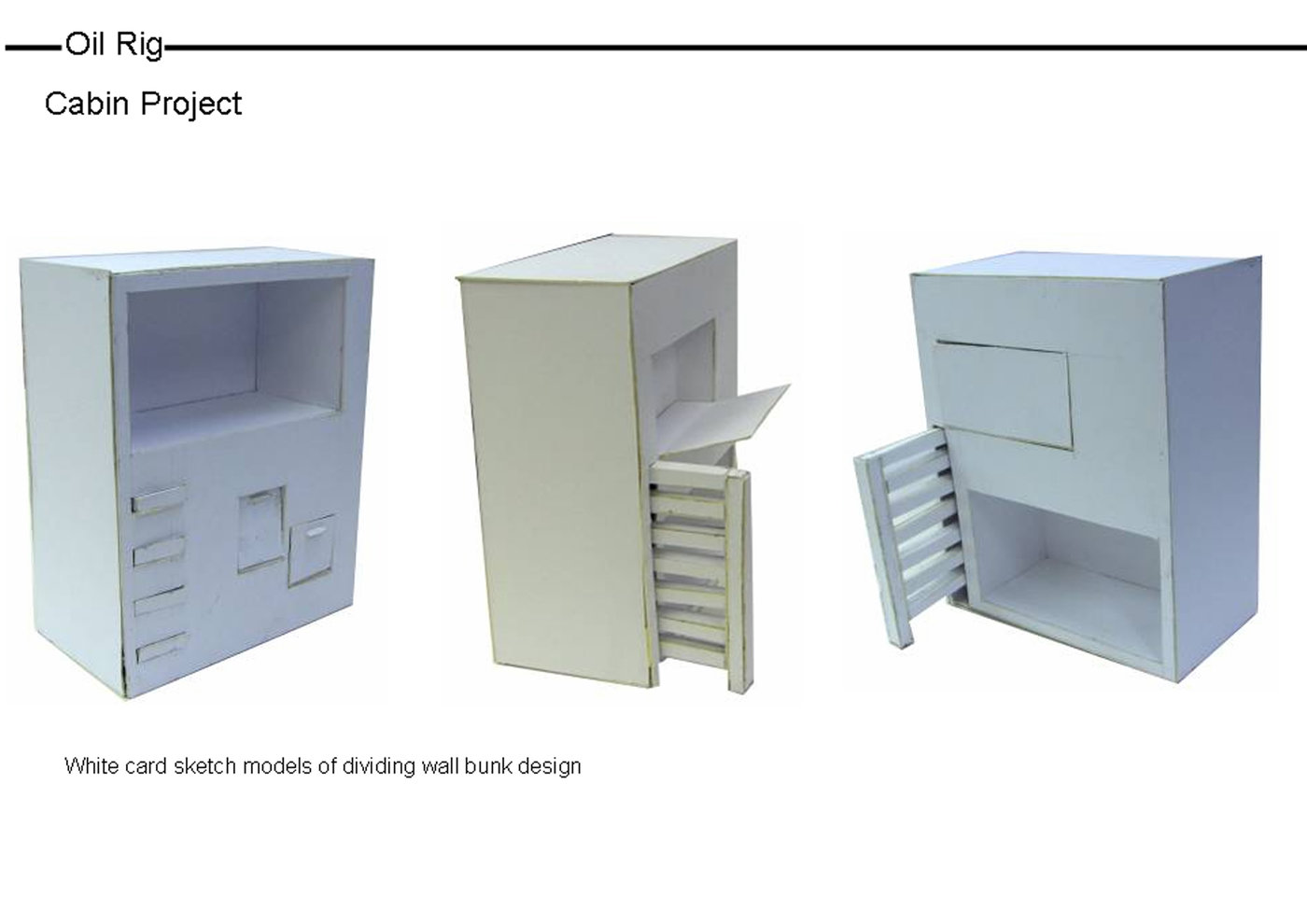 Oil Rig by Kyla Walker at Coroflot.com