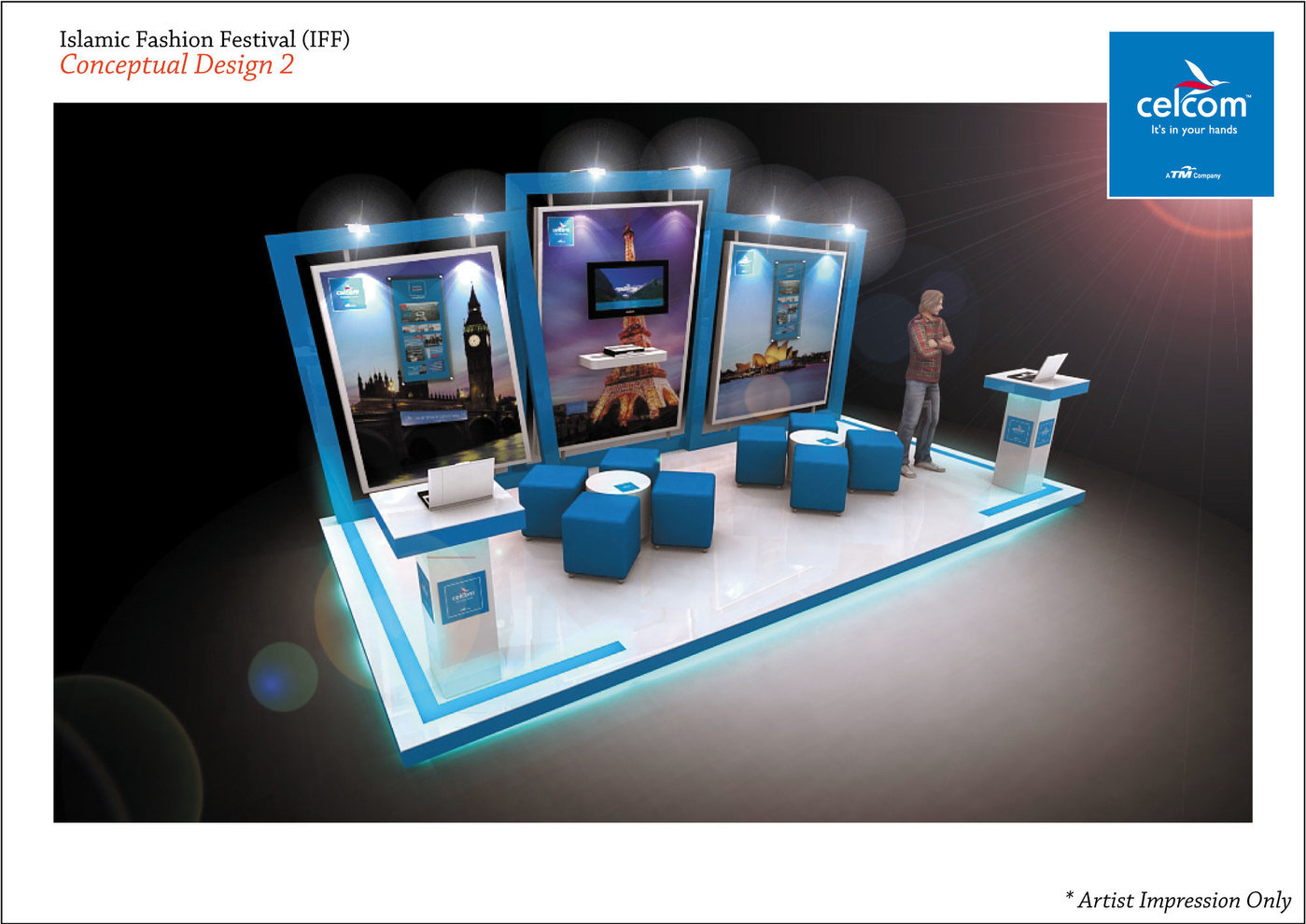 Booth Design by Kenneth Tan at Coroflot.com