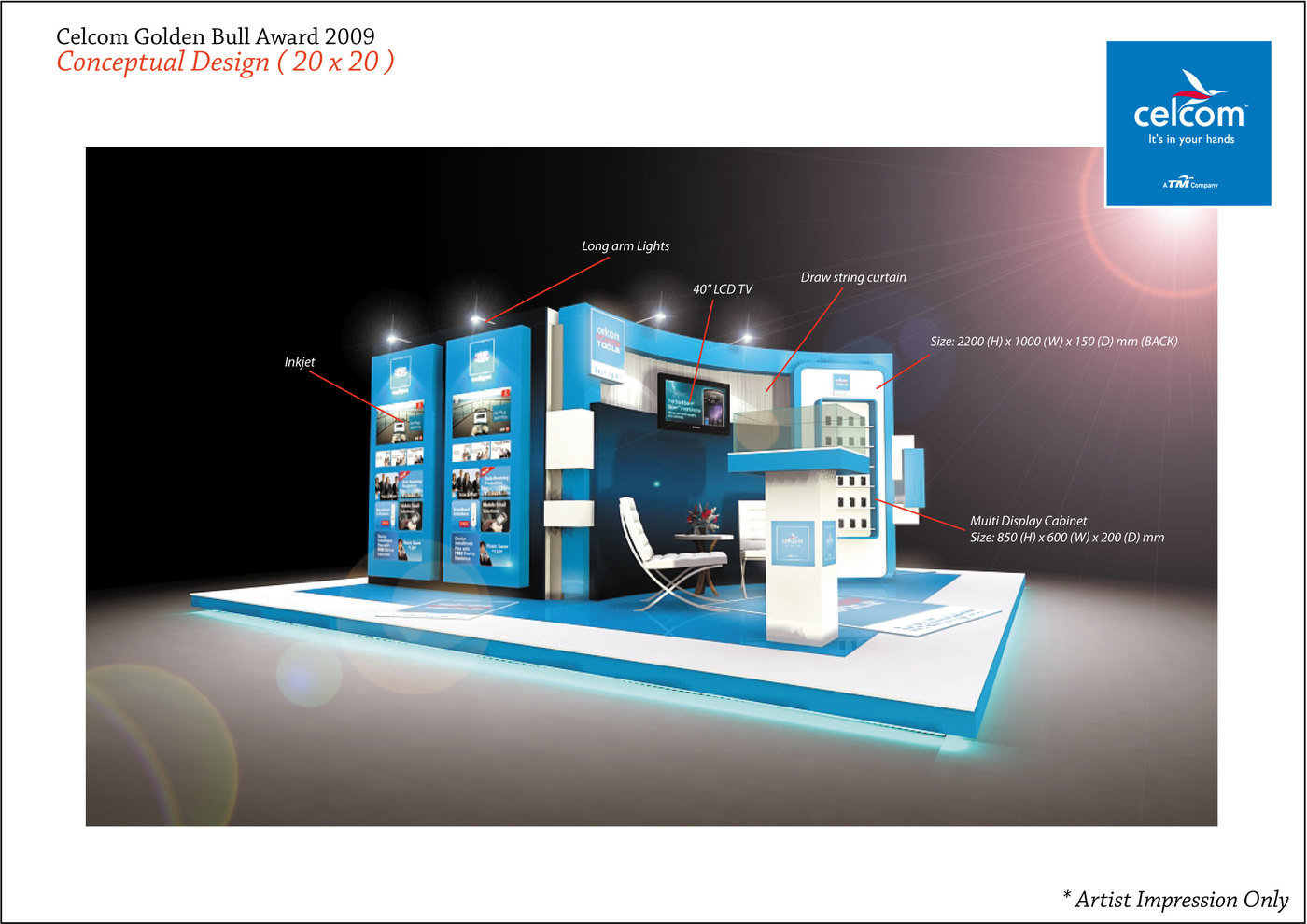 Booth Design by Kenneth Tan at Coroflot.com