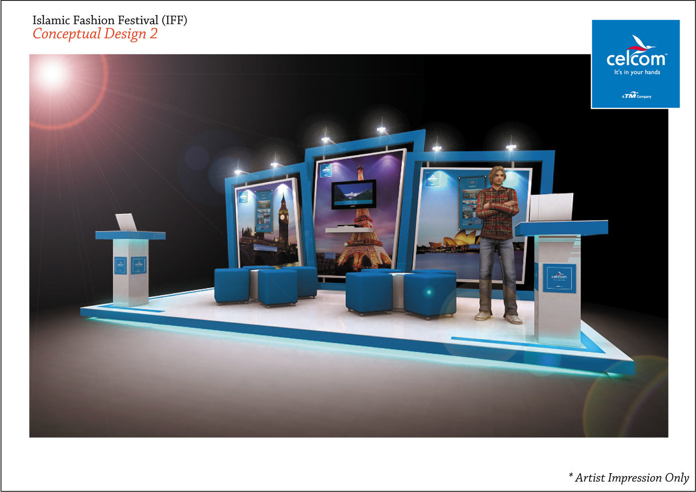 Booth Design by Kenneth Tan at Coroflot.com