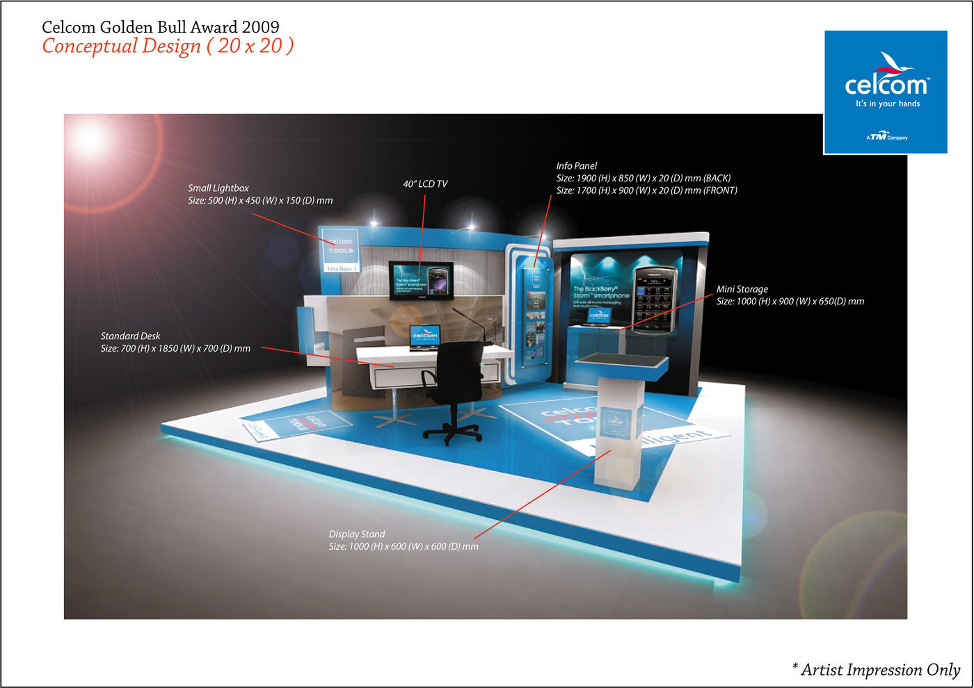 Booth Design by Kenneth Tan at Coroflot.com