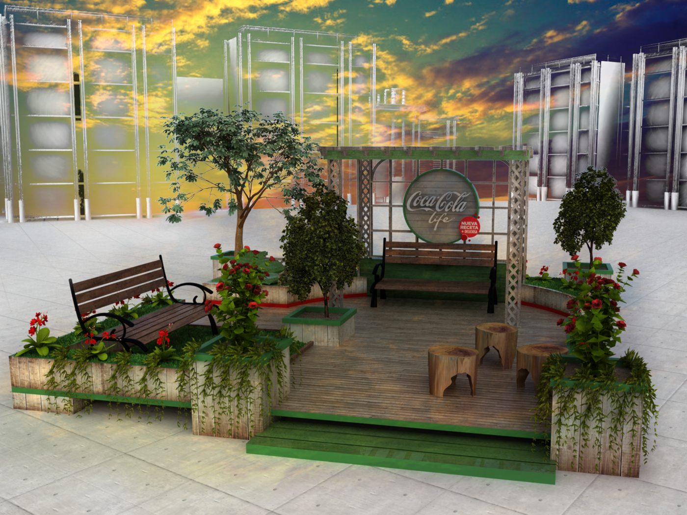 Coca Cola Life Green Park by Leonardo V. G. at Coroflot.com