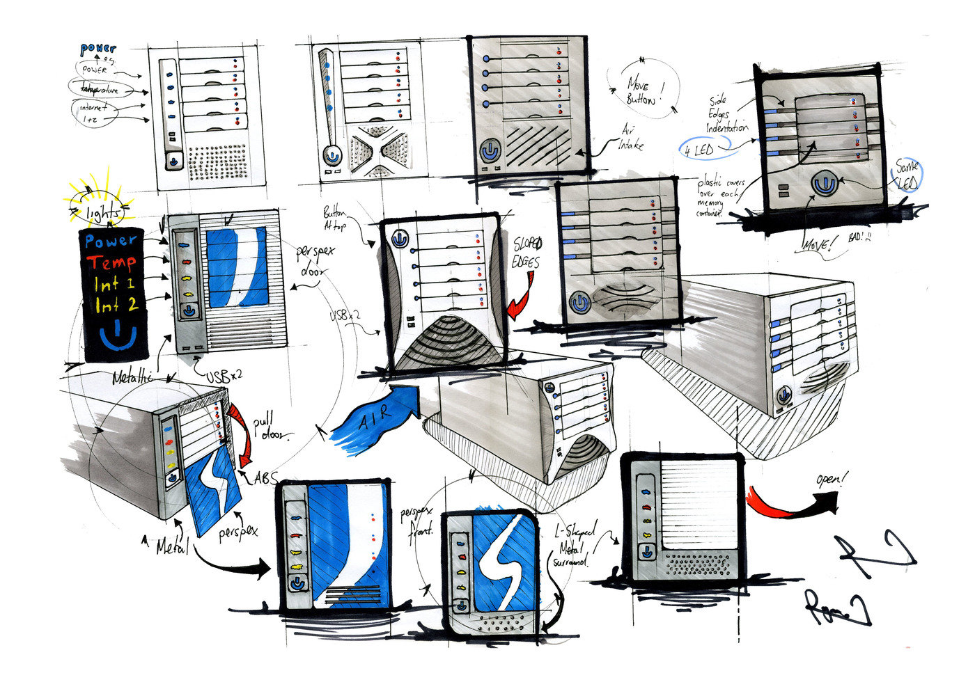 Computer Memory Tower by Ryan McGinley at Coroflot.com