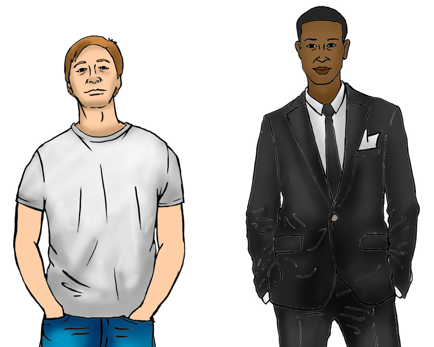 Human Figure and Clothing Illustrations by Jonathan Shih at Coroflot.com