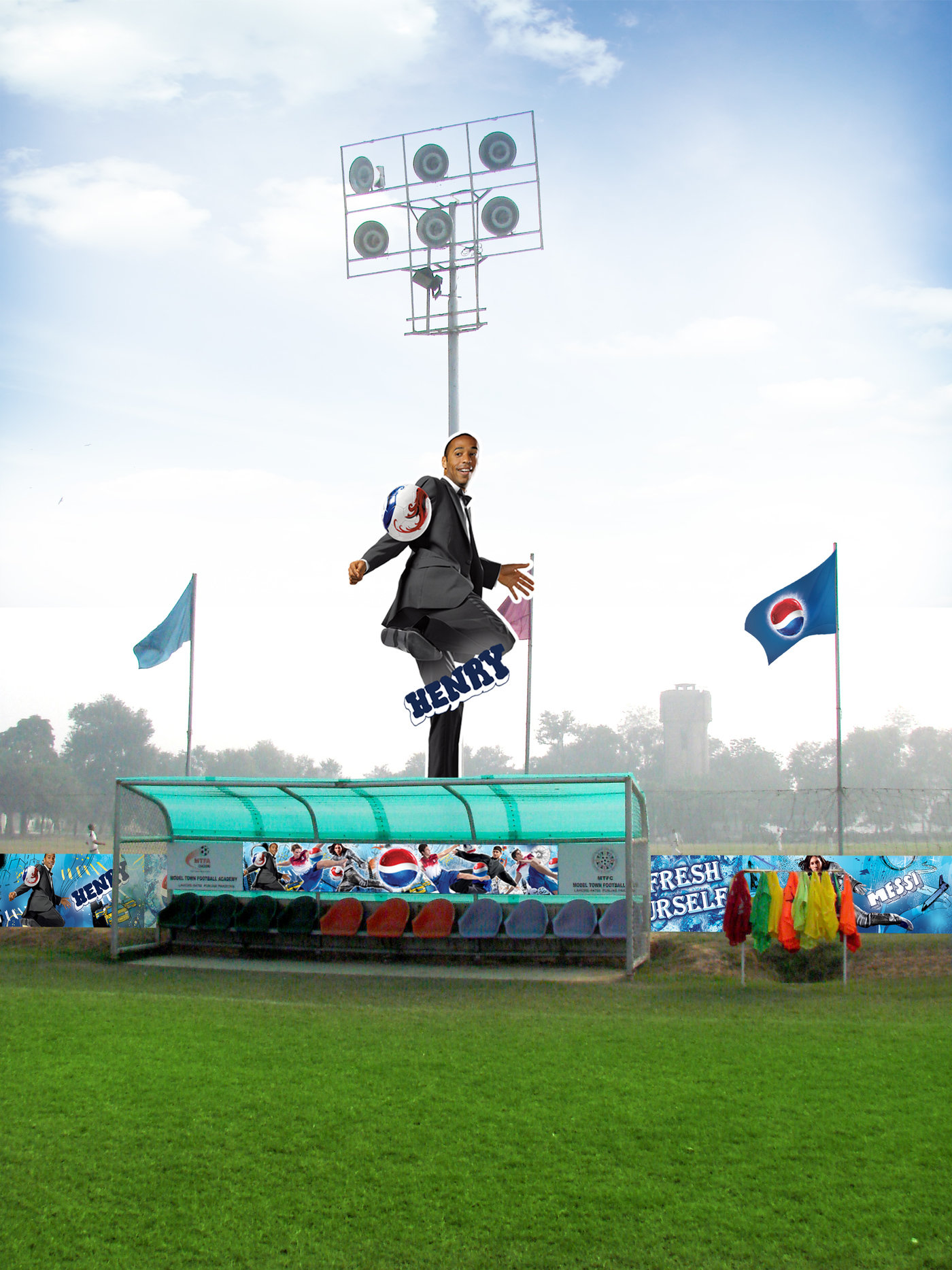 Football Stadium Branding by TaHaKhalid Pluto at Coroflot.com