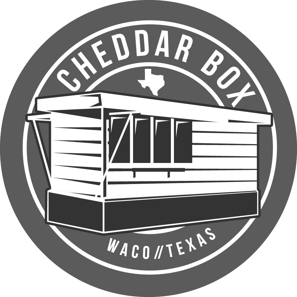 Cheddar Box sticker design by Salvador Velasco at Coroflot.com