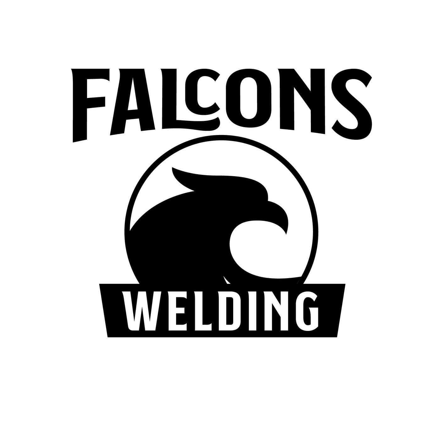 Falcons Welding logo by Salvador Velasco at Coroflot.com