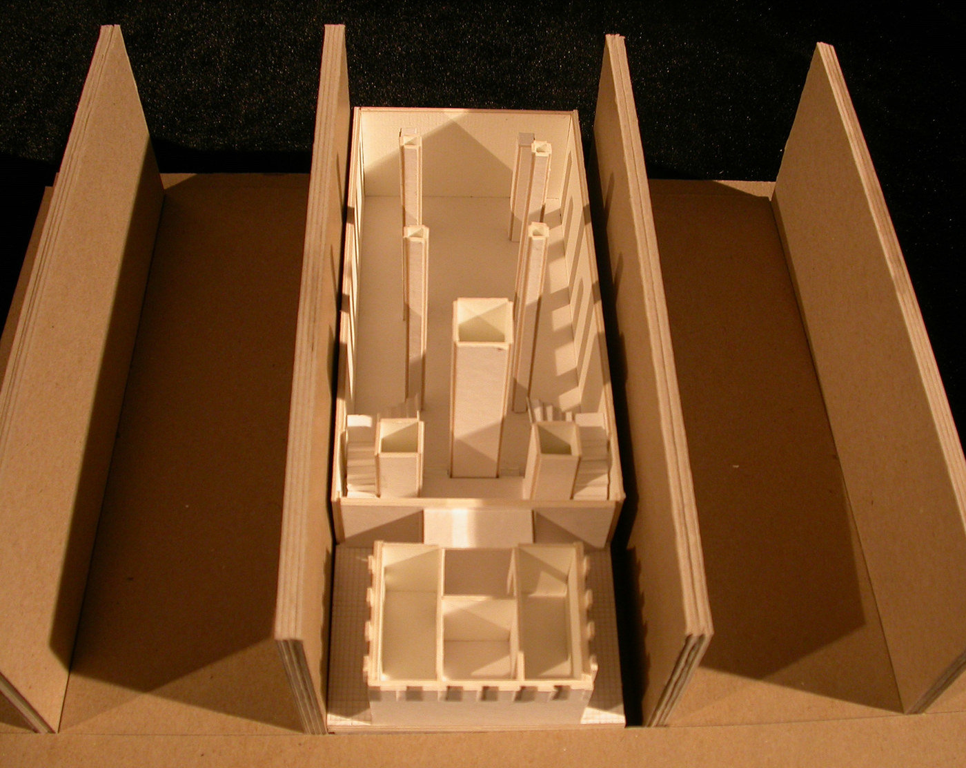 Spring 2007 - Unity Temple precedent study and gym by Emily Adams at ...