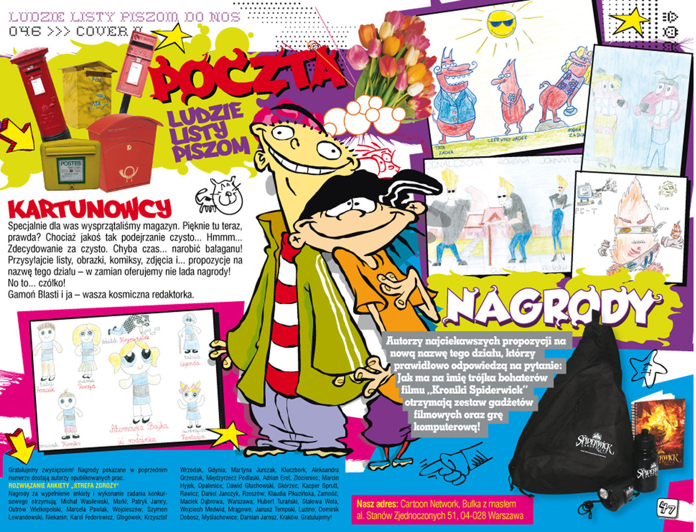 CARTOON NETWORK MAGAZINE polish issue THIRT layout 2008 by Marcin ...