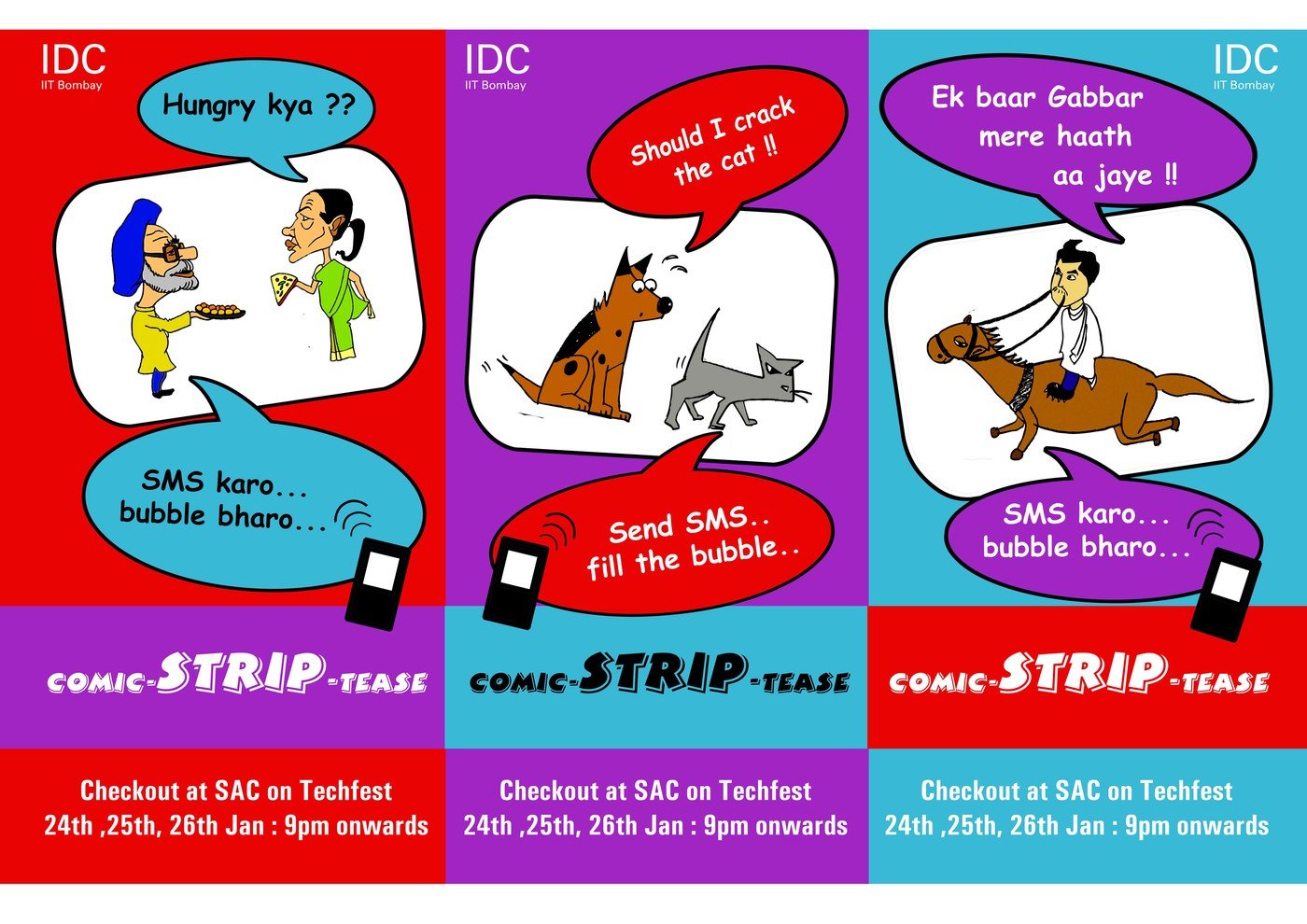 Interactive Installation at TechFest 2009 IIT Bombay- comic-STRIP-tease ...