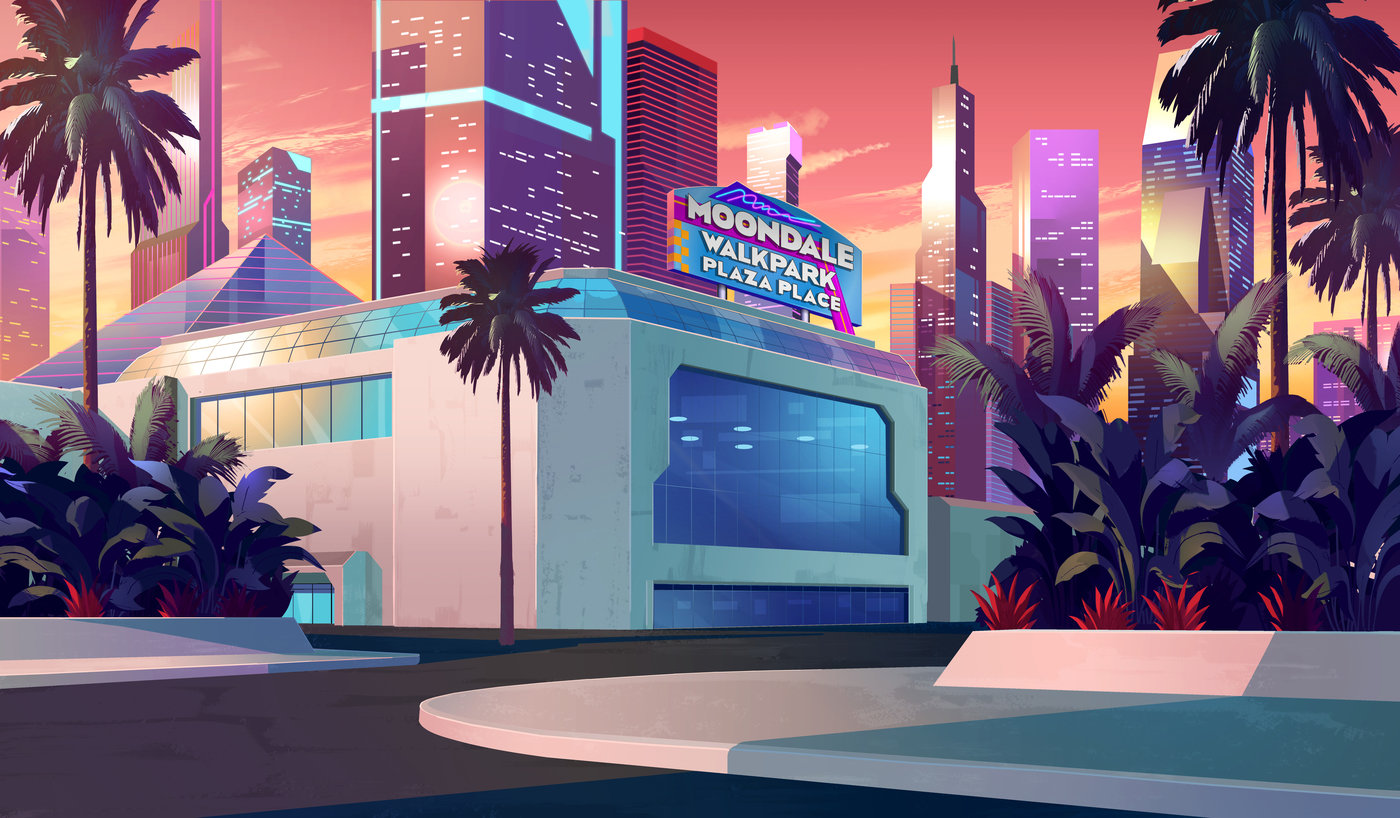 MoonBeam City by Christopher Fisher at Coroflot.com