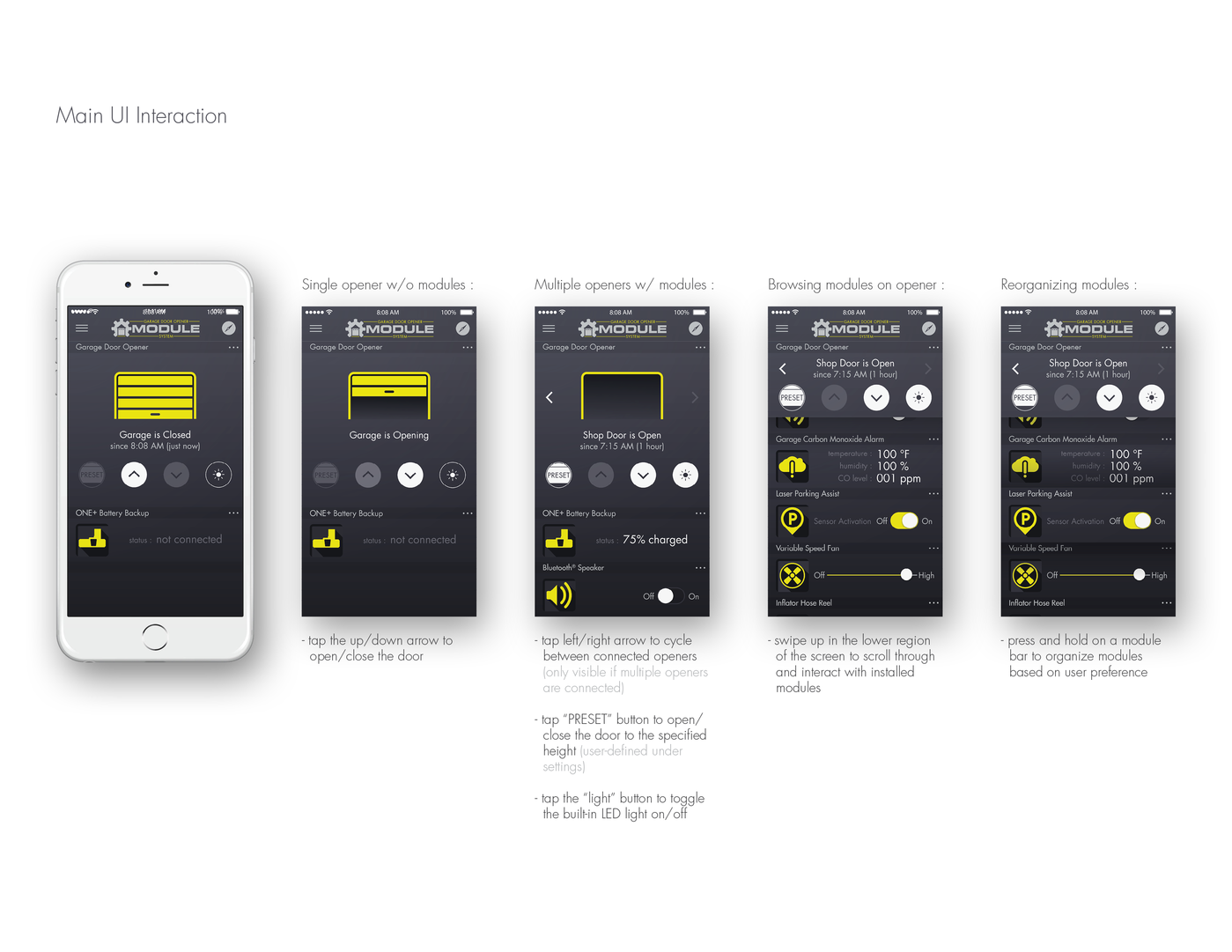 RYOBI GDO : App by Jeremy Connell at Coroflot.com