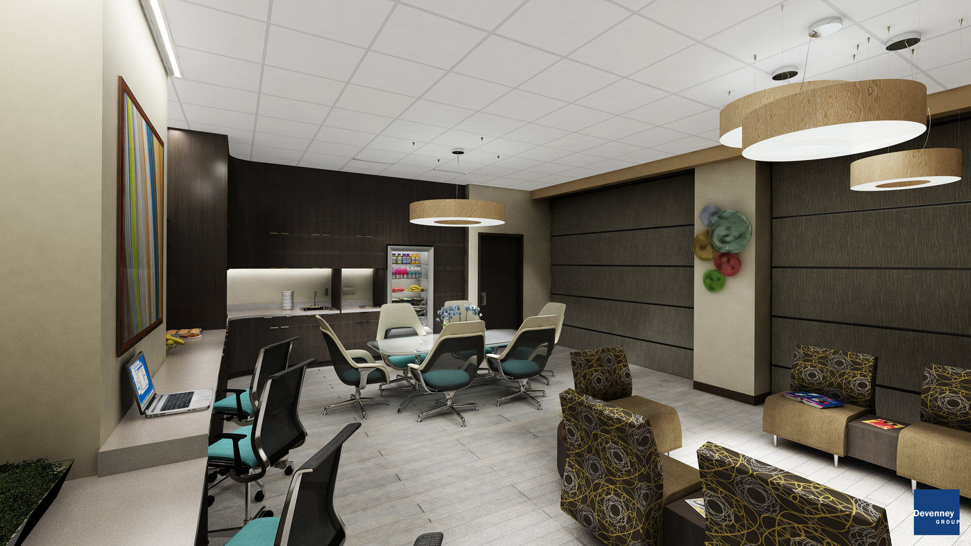 Physician Lounge Remodel Concept by Brooke Taff (Vink) at Coroflot.com