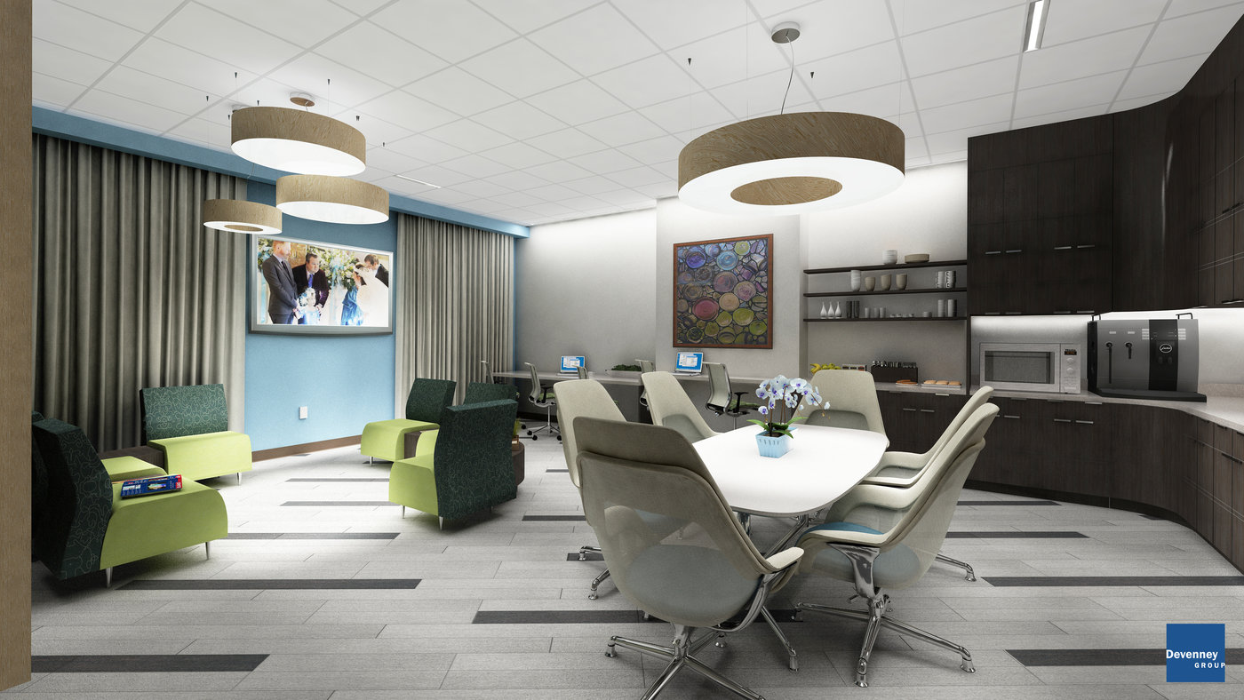 Physician Lounge Remodel Concept by Brooke Taff (Vink) at Coroflot.com