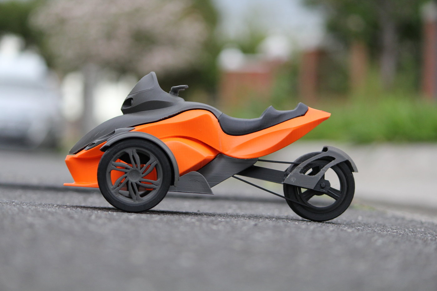 Can-am Spyder 3D printing and design by Juan de Gouvea at Coroflot.com