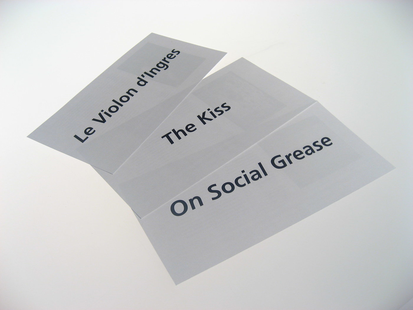 Museum Information Cards by Joyce Ma at Coroflot.com