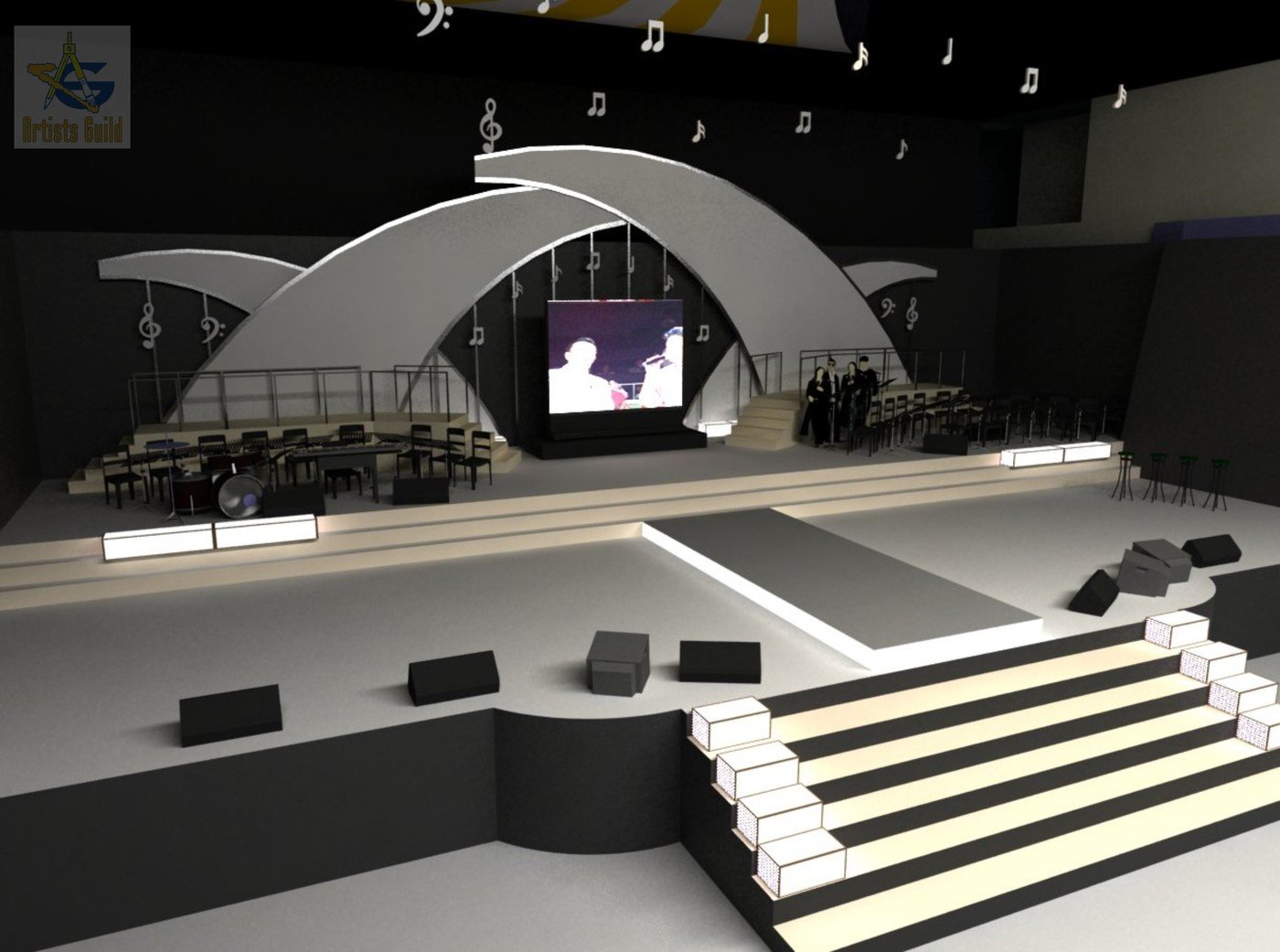 Stage concepts by randy rey at Coroflot.com