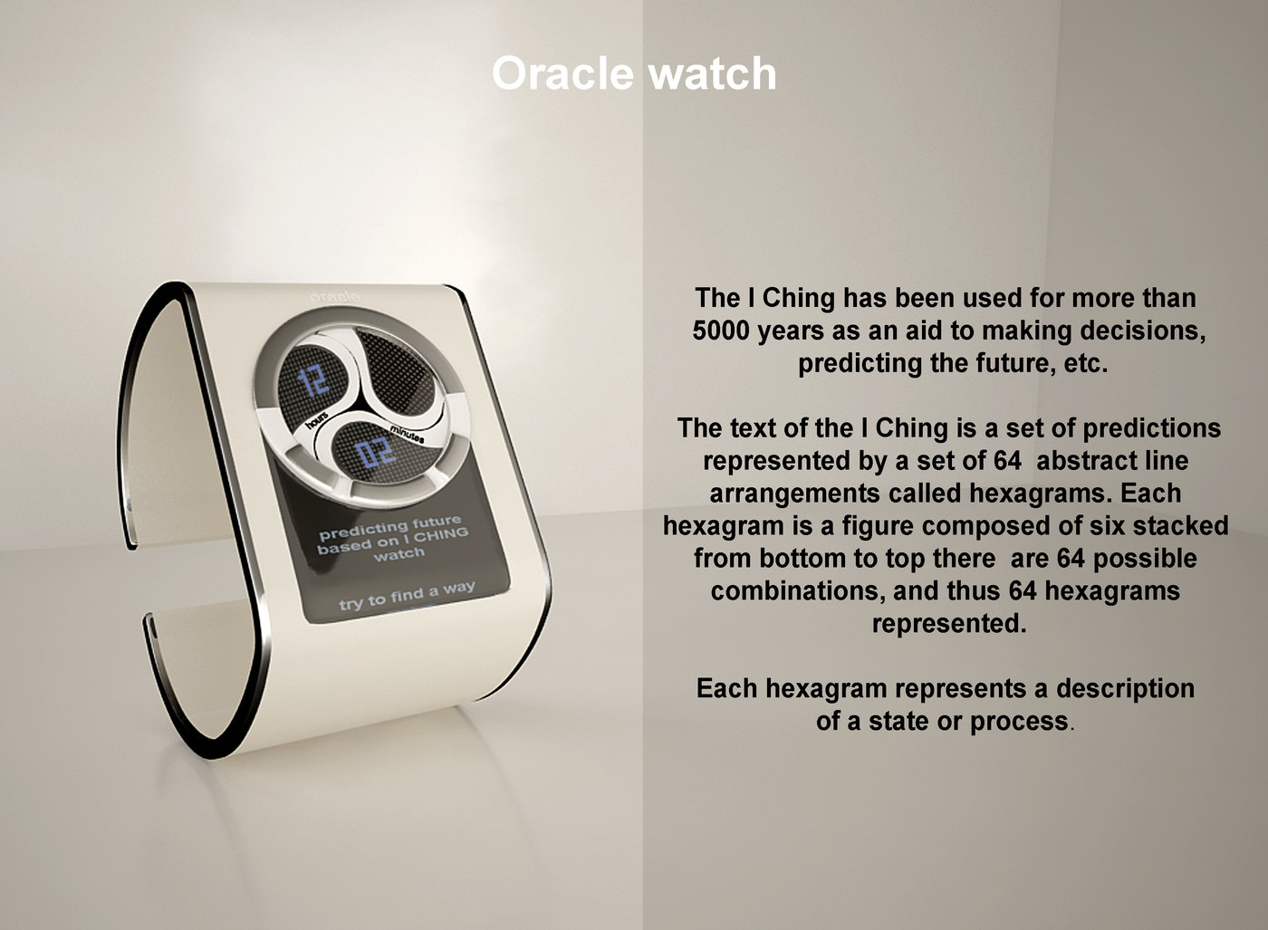 Oracle watch by Andy Kurovets at Coroflot.com