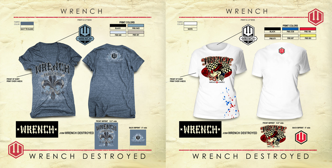 Wrench Clothing by Brad Adamic at Coroflot.com
