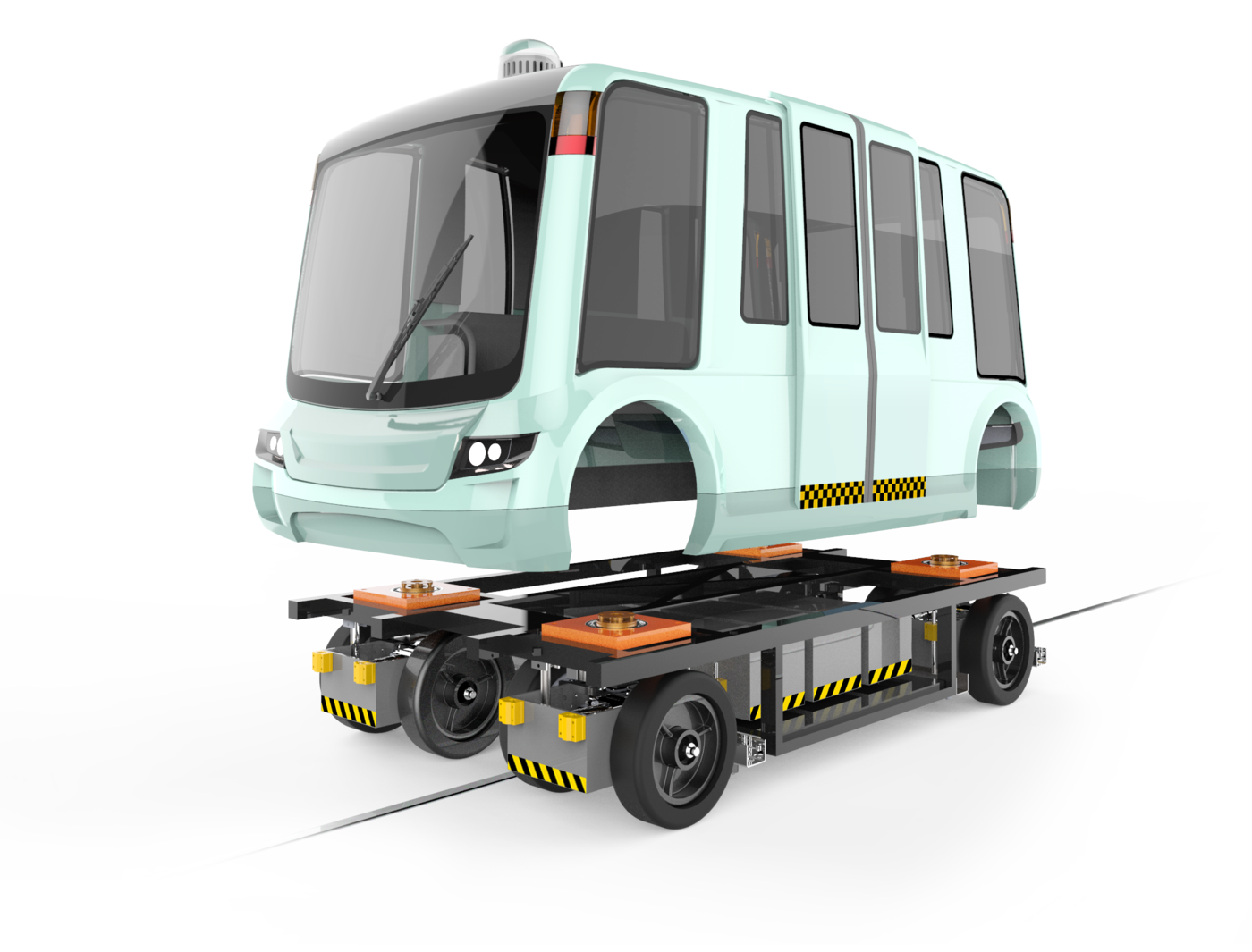 AGV Bus: Autonomous Bus by Vincent W.S Chan at Coroflot.com