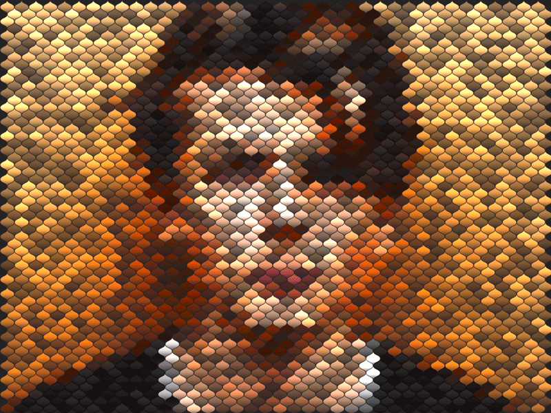 Animated mosaic by Darez D at Coroflot.com