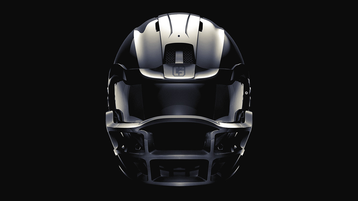 Gridiron Labs 2030 NFL Helmet by Christopher Armstrong at Coroflot.com