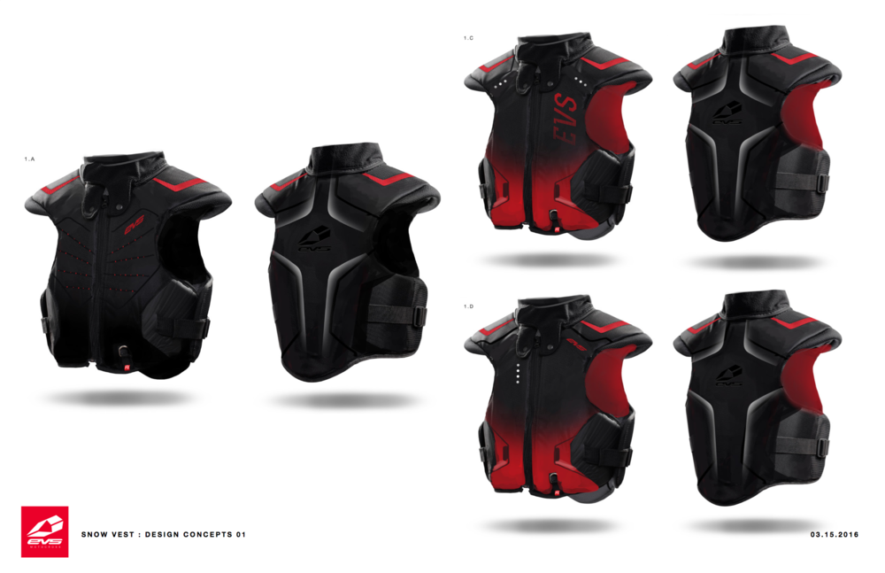 EVS Apparel Design : SV-2 Snowmobile Protective Vest by Christopher ...