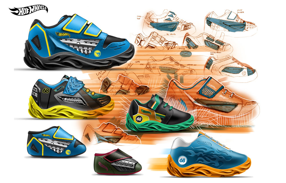 Hot Wheels Footwear by Christopher Armstrong at Coroflot.com