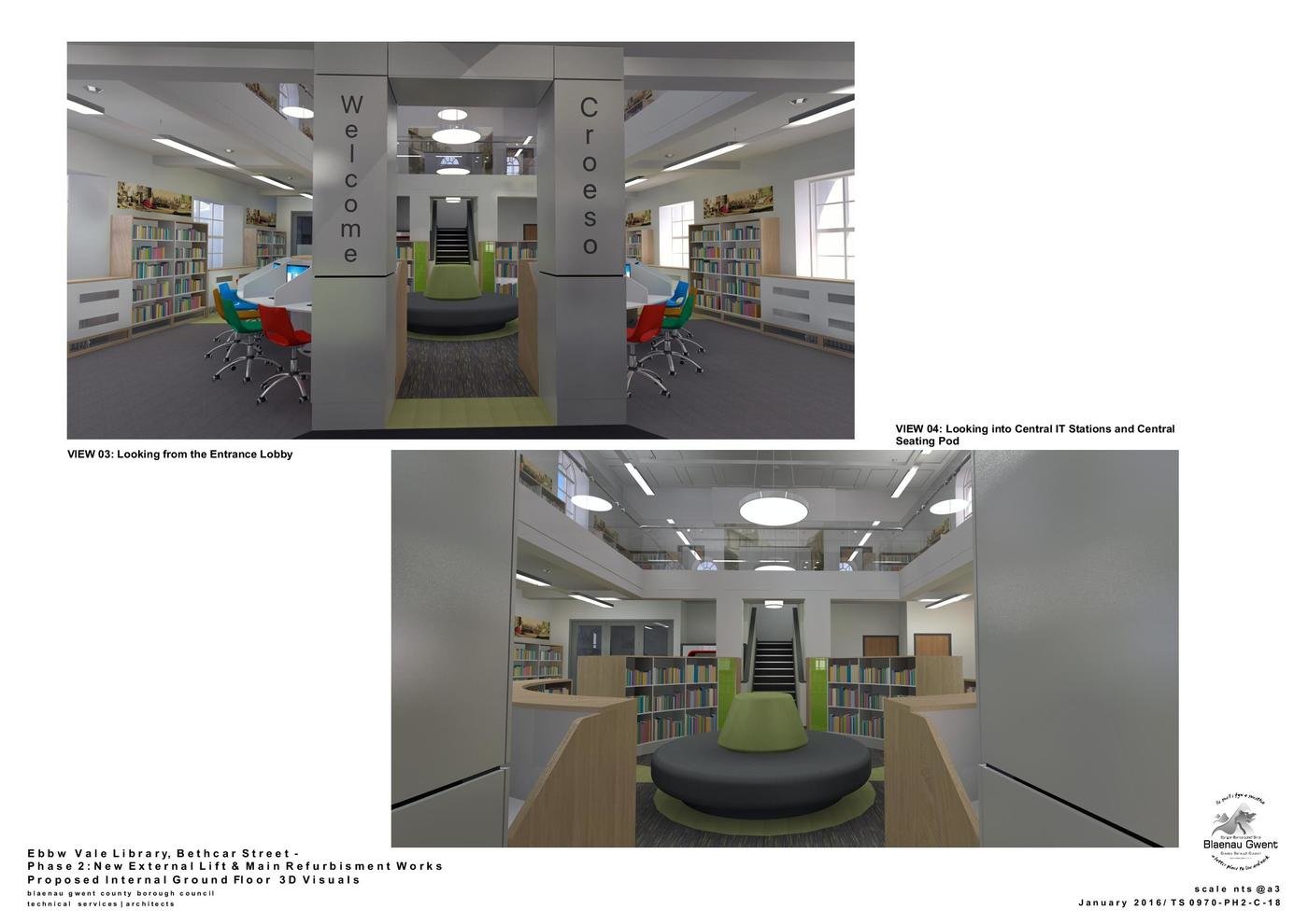 Ebbw Vale Library by Clive Walters at Coroflot.com