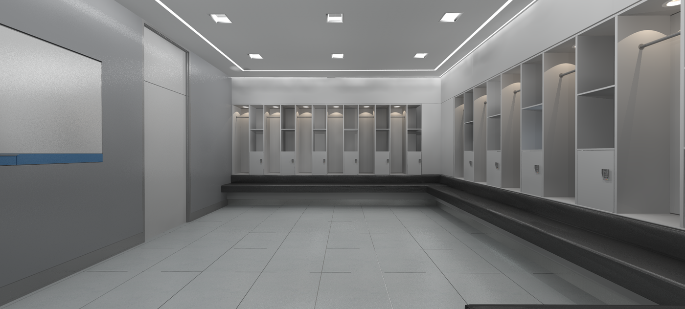 Academy Changing Room Design by Clive Walters at Coroflot.com